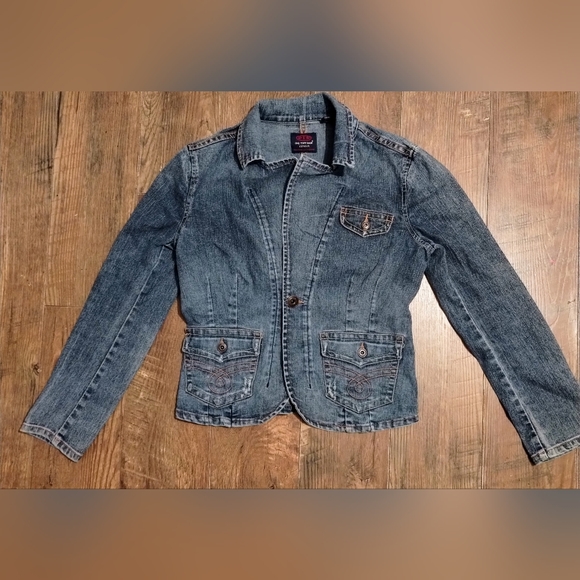 One Tuff Babe | Jackets & Coats | One Tuff Babe Vintage Jean Jacket ...